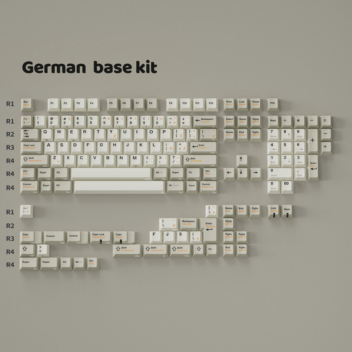 PBTfans Doppelganger German – KBDfans® Mechanical Keyboards Store