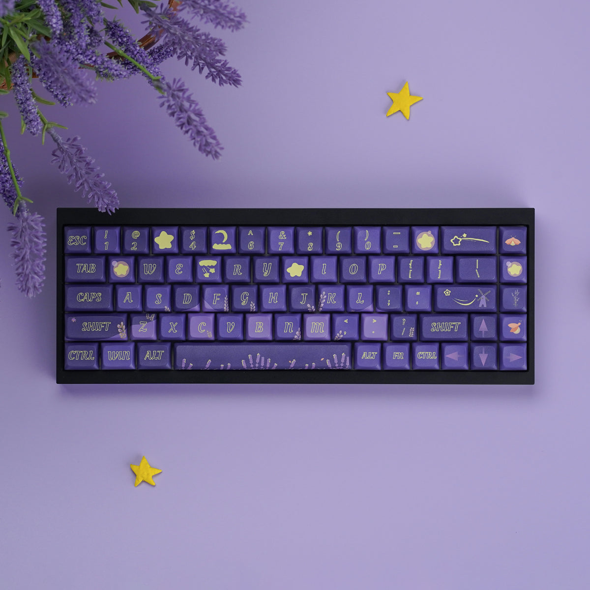Lavender XDA Profile Keycaps Set – KBDfans® Mechanical Keyboards Store