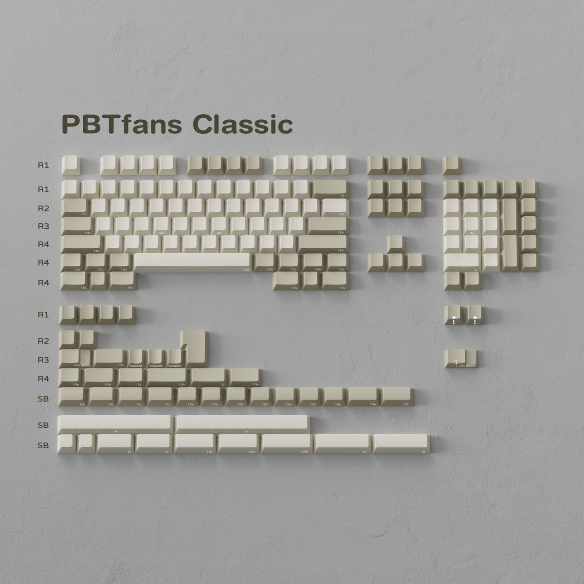 PBTfans Classic – KBDfans® Mechanical Keyboards Store